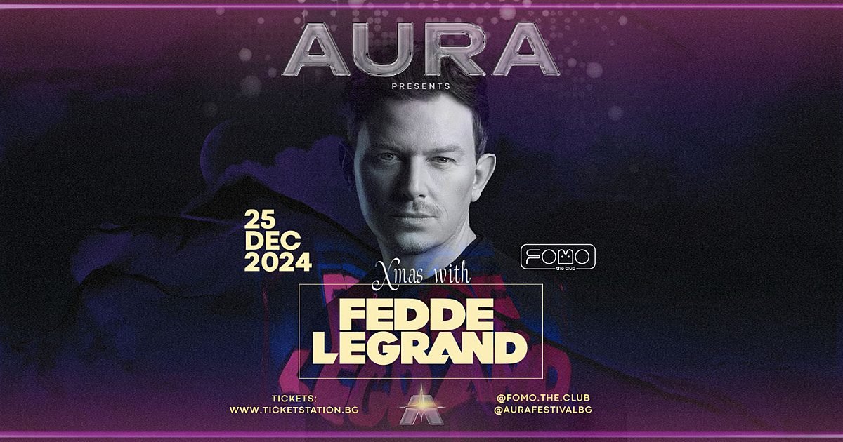 Хаус иконата Fedde Le Grand се завръща за епично коледно парти в София ...